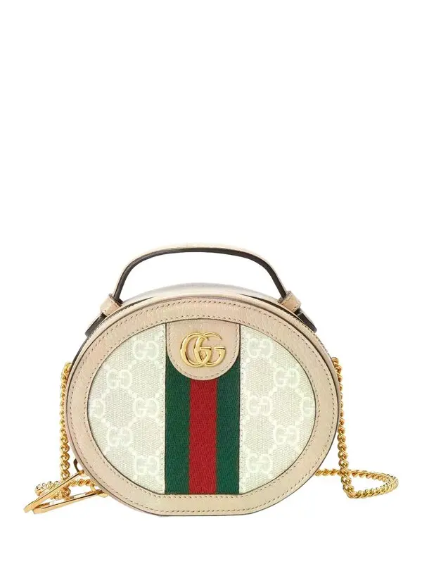 Gucci Mini Ophidia Chain Bag - Neutrals