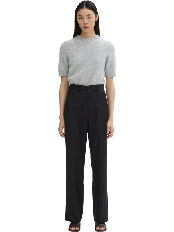 HOUSE OF DAGMAR Rose Wool Trousers - Black