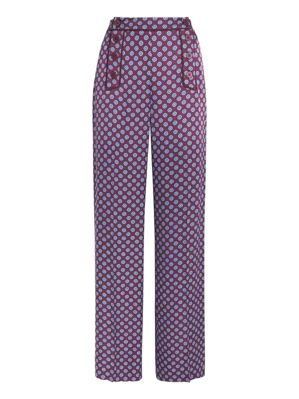 Claudie Pierlot Sailor Wide-leg Trousers - Red