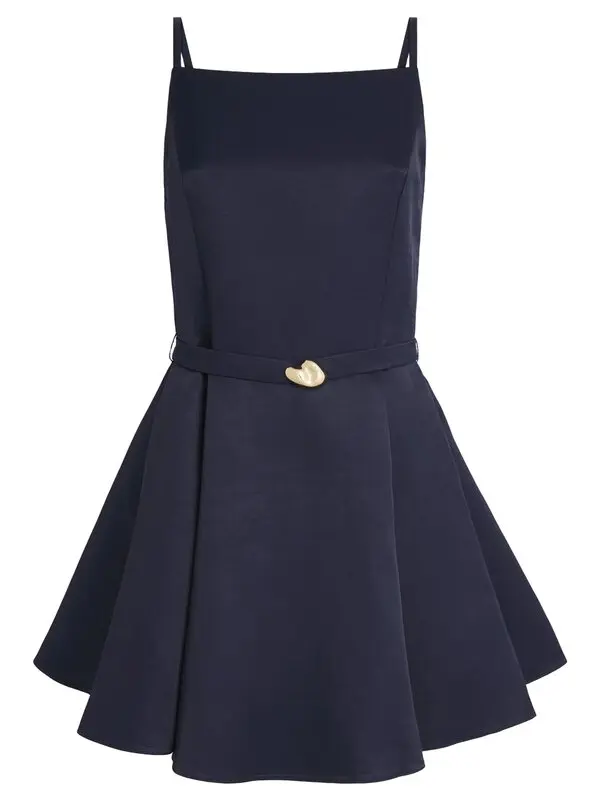 Maje Faille Embellished Mini Dress - Blue