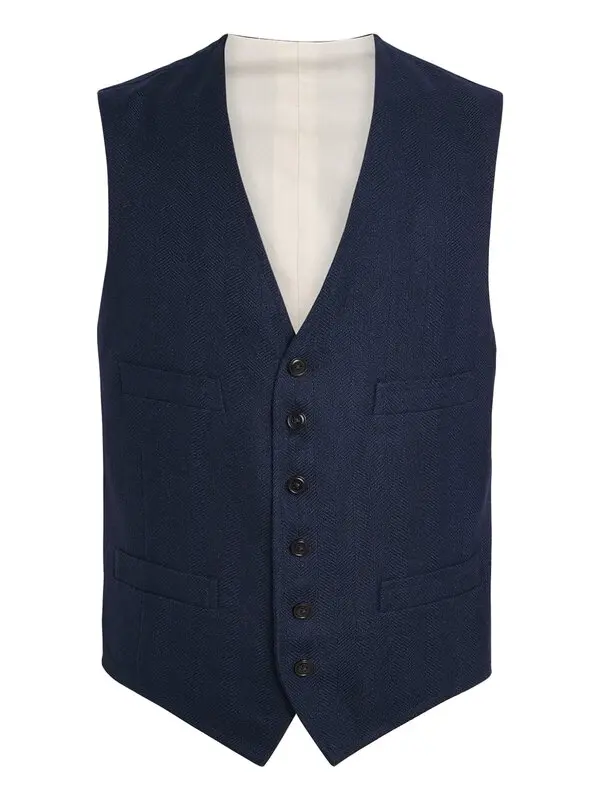 Polo Ralph Lauren Wool Waistcoat - Navy