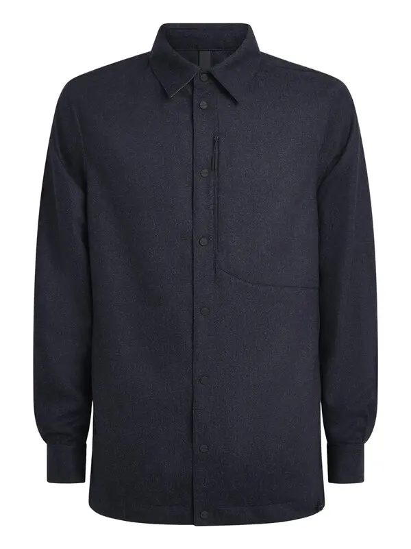 Sease Cotton Padded Gate 2.0 Overshirt - Navy