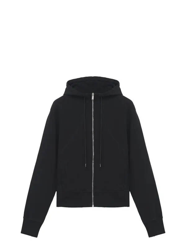 Alexander McQueen Distressed Hoodie - Black