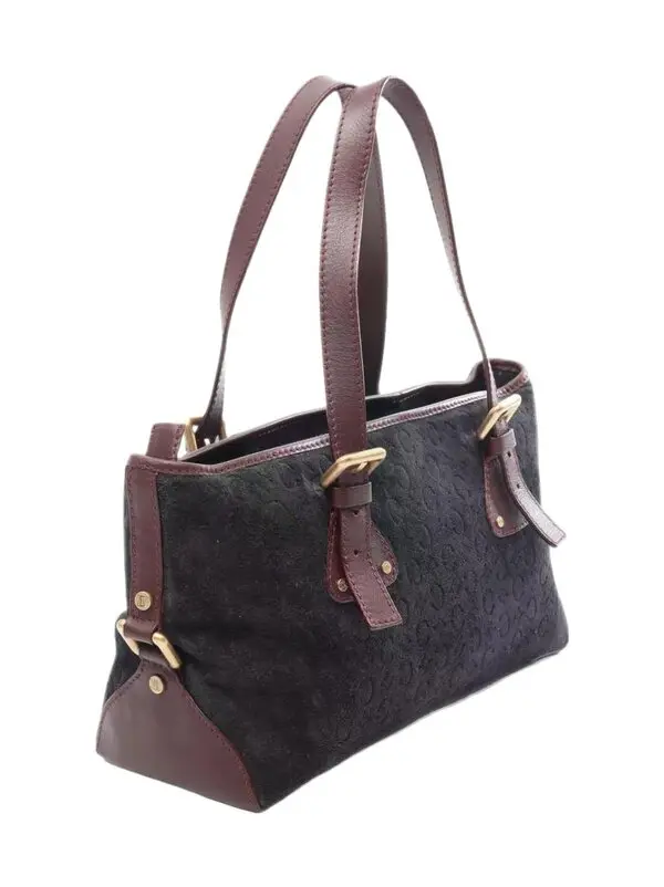 Celine 2000s C Macadam Tote Bag - Black