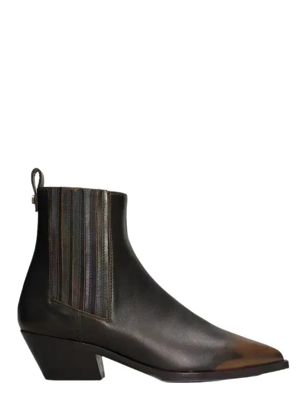 Roberto Festa Aurea Pointed-toe Ankle Boots - Brown