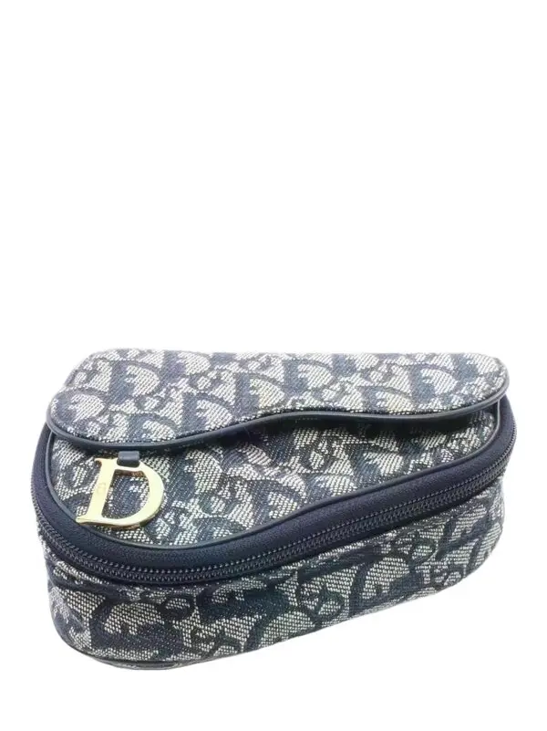 Dior 2010s Trotter Saddle Pouch - Blue