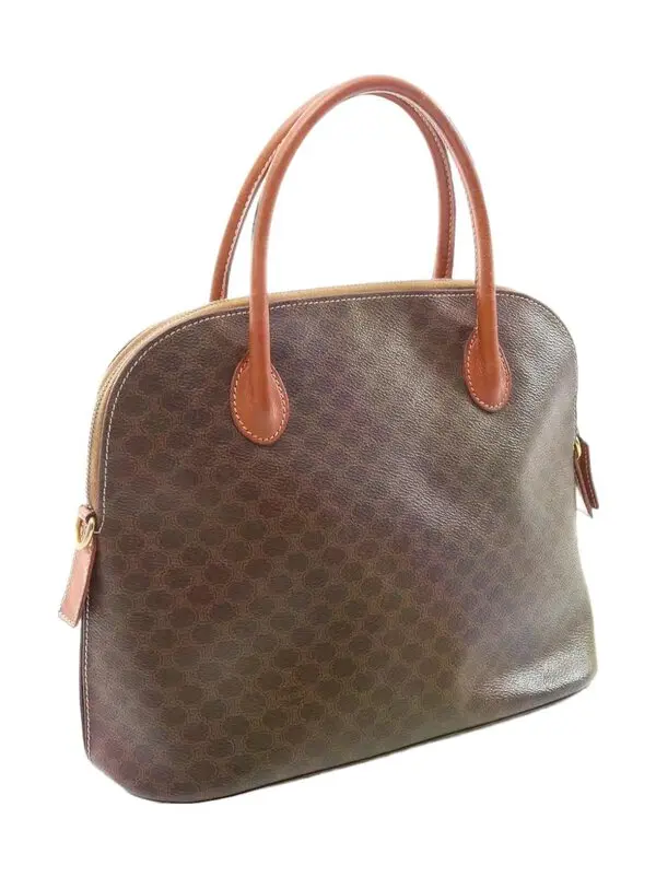 Celine 2000s Macadam Tote Bag - Brown