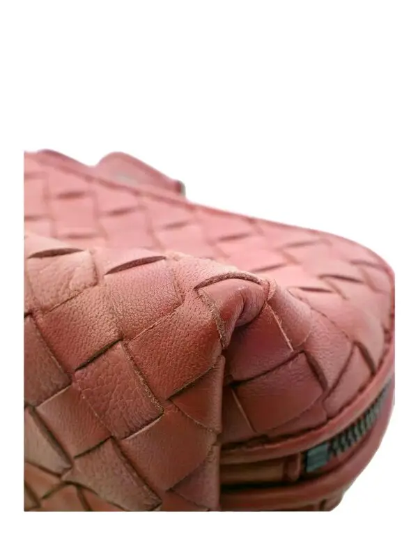 Bottega Veneta 2010s Intrecciato Makeup Bag - Red