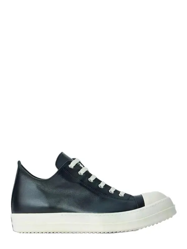 Rick Owens Lace-up Low-top Sneakers - Black