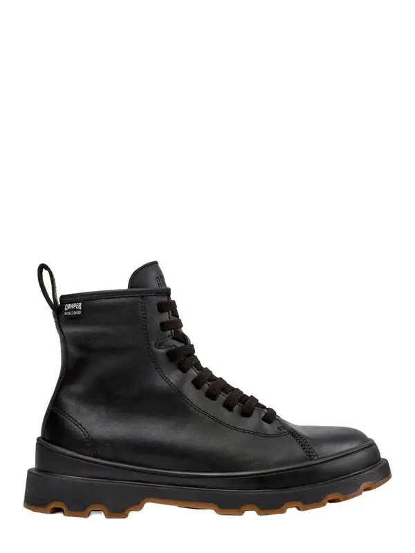 Camper Brutus Lace-up Ankle Boots - Black