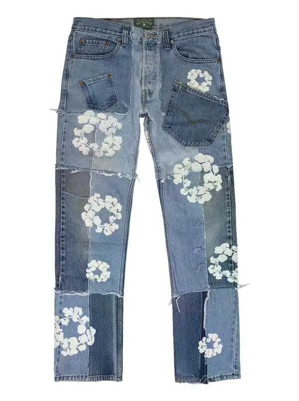 DENIM TEARS Patchwork Jeans - Blue