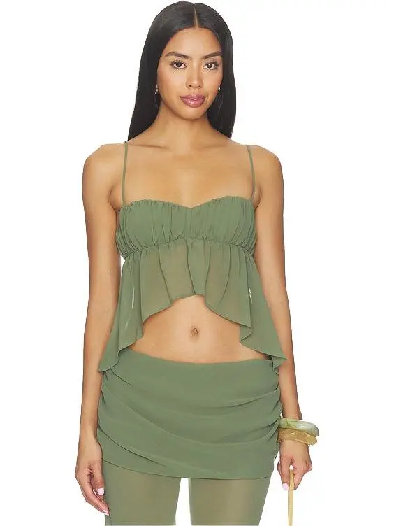 BANANHOT Adelina Top In . Also - Olive