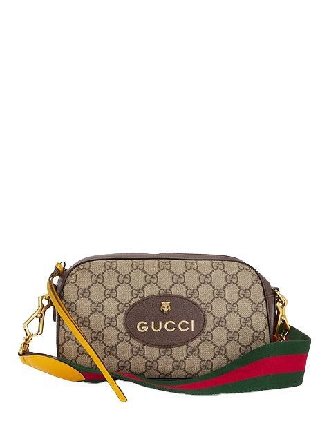 FWRD RENEW Gucci Neo Vintage Messenger Bag - Beige