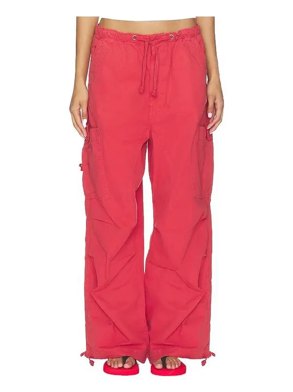 JADED LONDON Parachute Trouser In . Also - Red