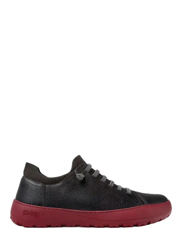 Camper Peu Serra Pebbled-effect Sneakers - Black
