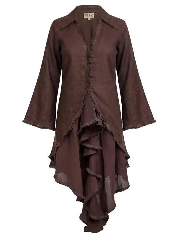 MUDA CLOTHING FZ LLC Espresso Co-ord Set - Brown