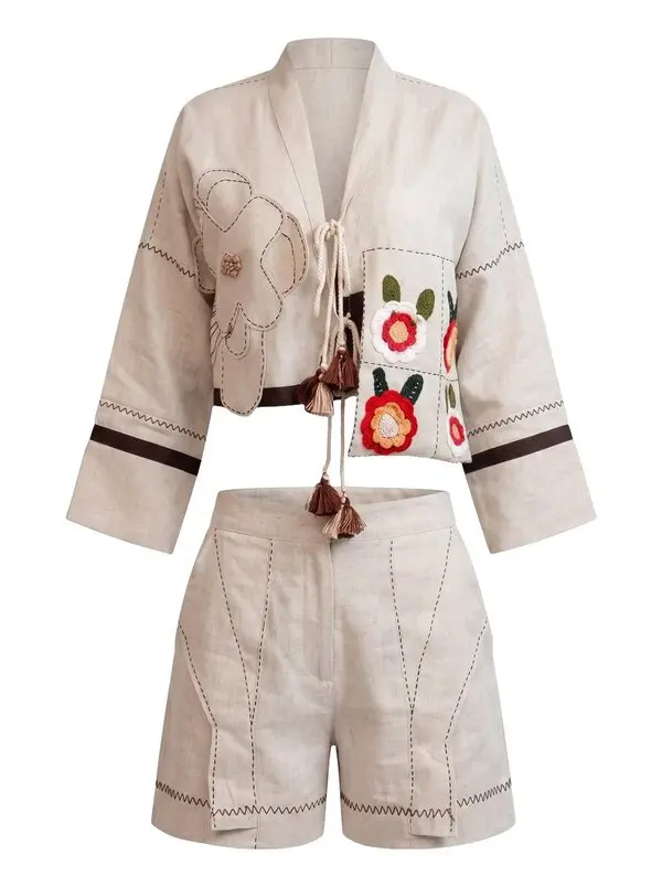 MUDA CLOTHING FZ LLC Neutrals Emily Co-ord Set - Beige