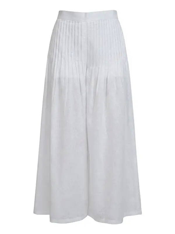 MUDA CLOTHING FZ LLC Margot Linen Trouser - White