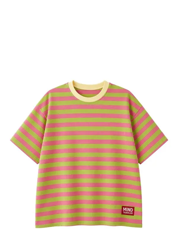 Mind Traveler Nunu And Pink T-shirt - Green
