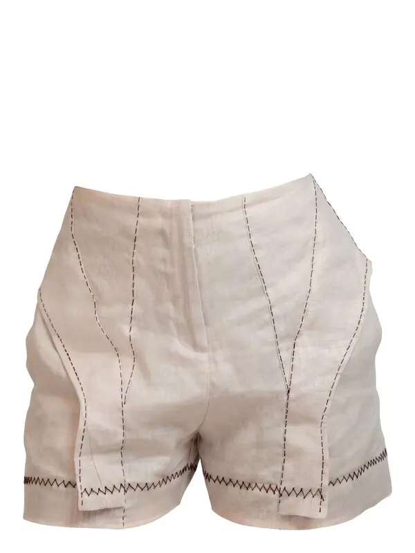 MUDA CLOTHING FZ LLC Neutrals Emily Shorts - Beige