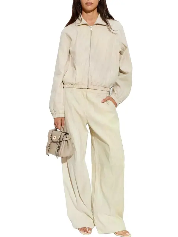 SAMSOE SAMSOE Sabianca Wide-leg Trousers - Neutrals