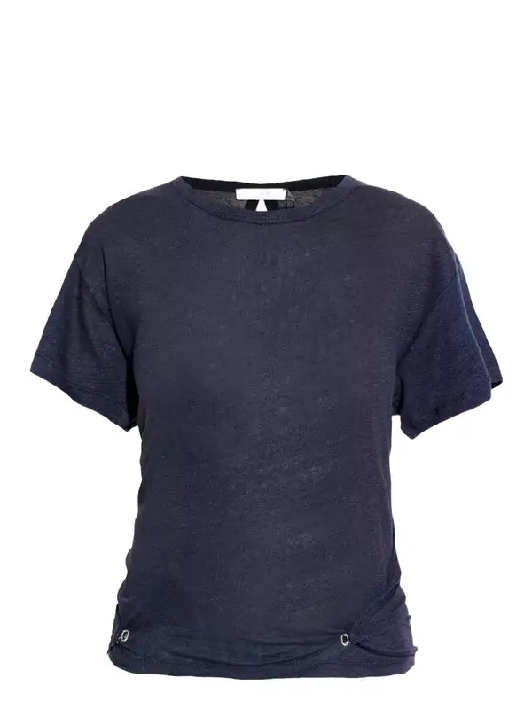 IRO PARIS Wrap-style T-shirt - Blue