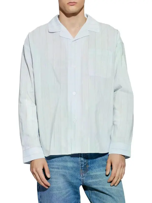 FRAME Pyjama Striped Shirt - Blue