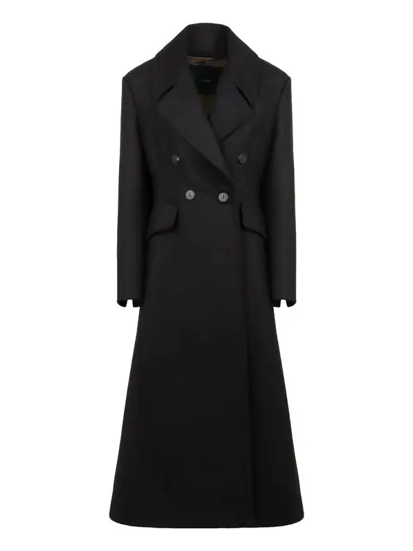 Max Mara Bouquet Coat - Black