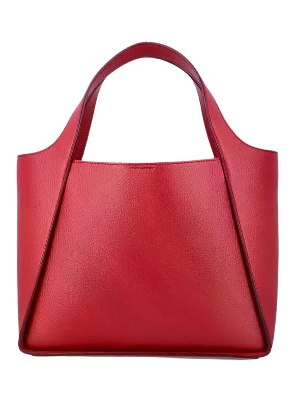 Stella McCartney Perforated-logo Tote Bag - Red
