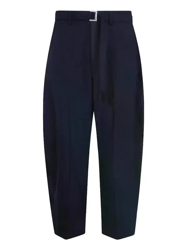 Sacai Belted Tailored Trousers - Blue