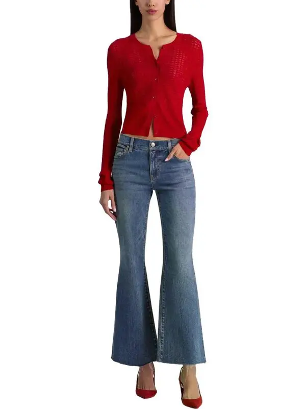 Alice + Olivia Leslie Jeans - Blue