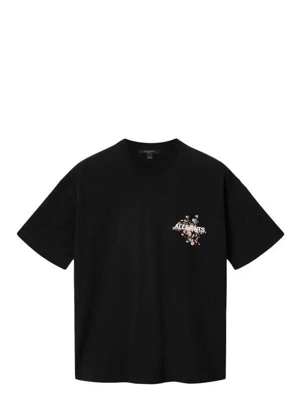 ALLSAINTS Valen Etta Oversized T-shirt - Black