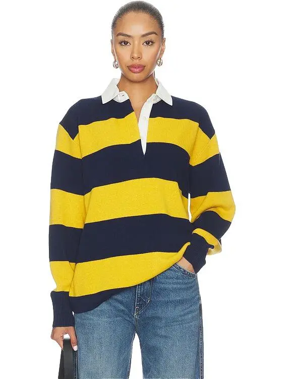 NILI LOTAN Rashida Rugby Sweater In . Also - Multi