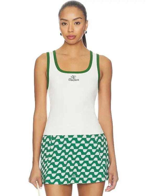 MALBON Abella Tank Top In . Also - Ivory