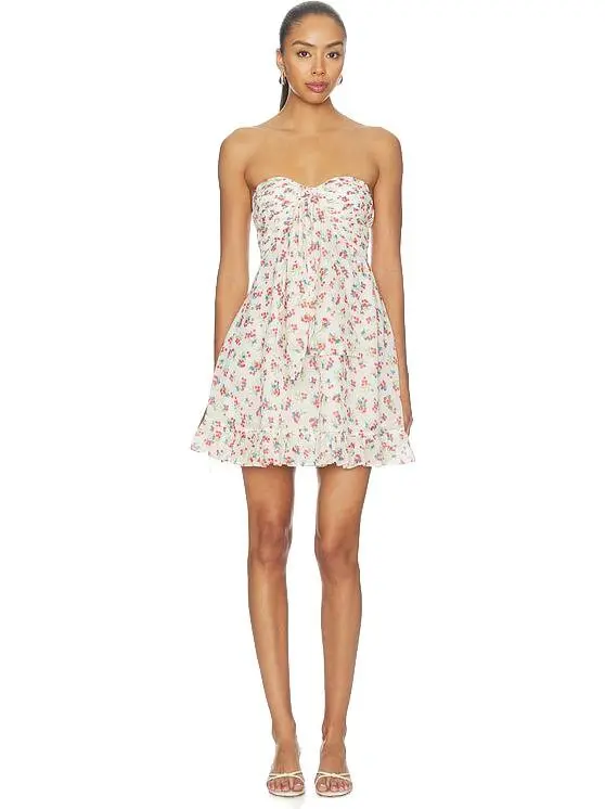 For Love & Lemons Teagan Mini Dress In . Also - Multi
