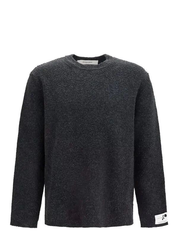 GOLDEN GOOSE Journey Merino Wool Sweater - Grey