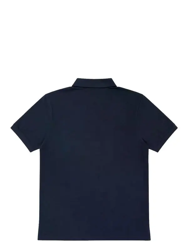 HERITAGE Short-sleeve Polo Shirt - Blue