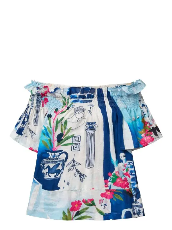 PICK HAPPY Breeze Top Santorini Limited - Blue