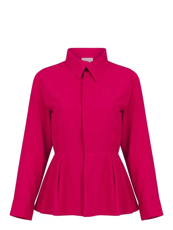 MARY DICKOW Ida Blouse Pink - Red