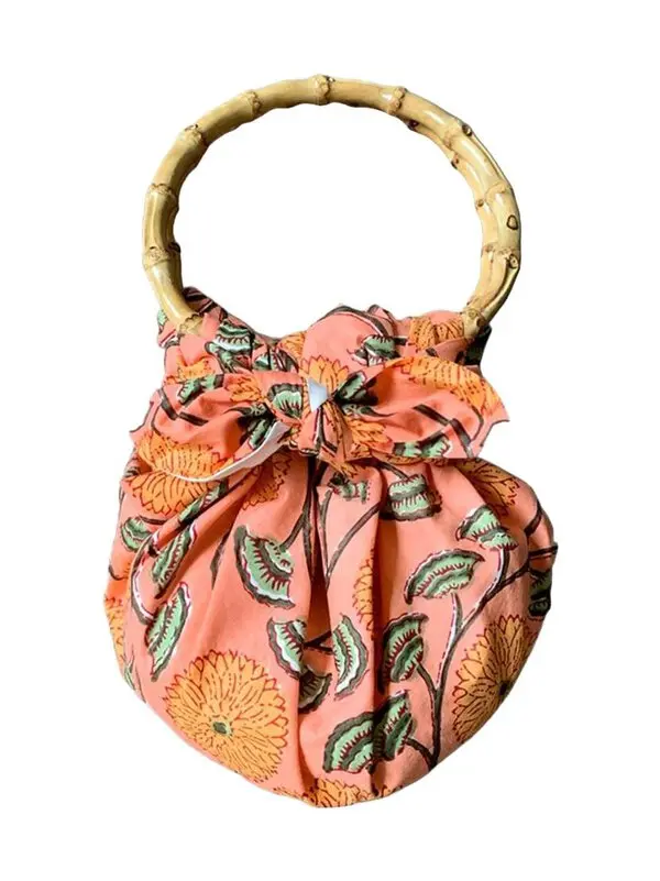 PICK HAPPY Japanese Bamboo Bag - Orange
