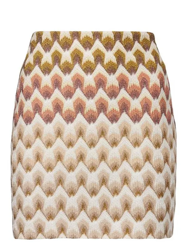 Missoni Lame Miniskirt - Multicoloured