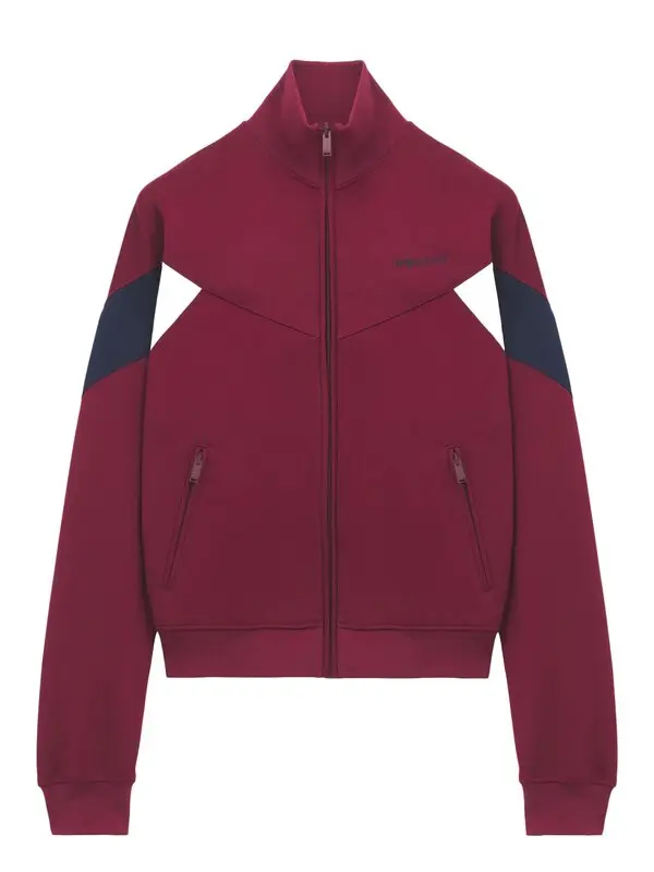 Alexander McQueen Logo Track Jacket - Burgundy