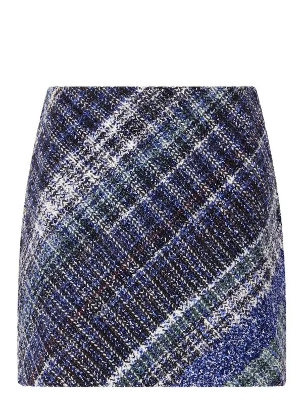 Missoni Striped Metallic Crochet-knit Mini Skirt - Multi