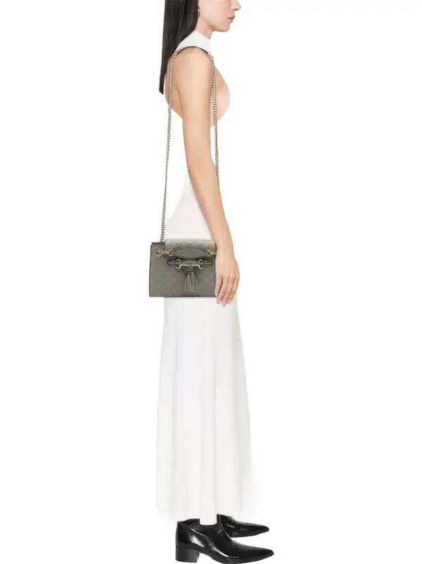 Gucci 2016-2026 Small Guccissima Emily Shoulder Bag - Grey