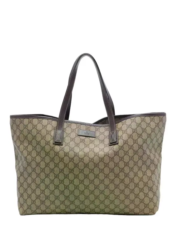 Gucci 2016-2026 Large Gg Supreme Tote Bag - Neutrals