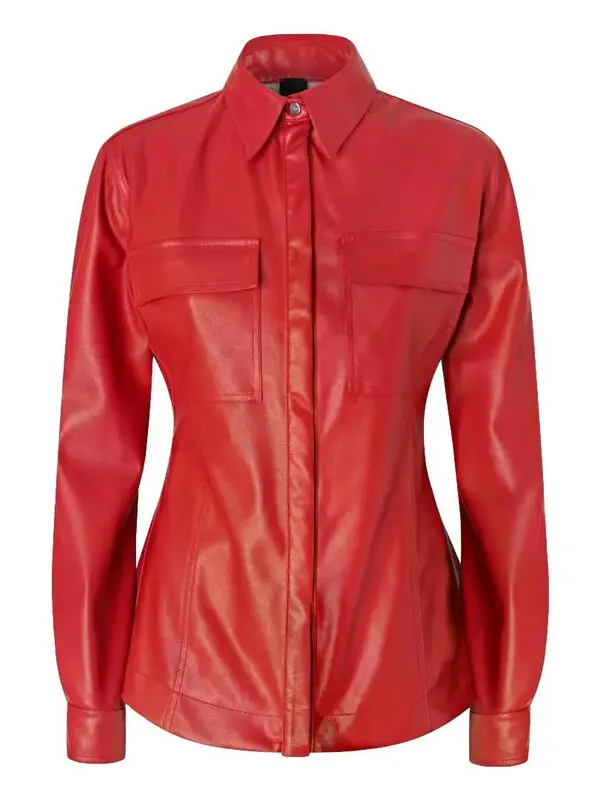 Pinko Flap-pocket Shirt - Red