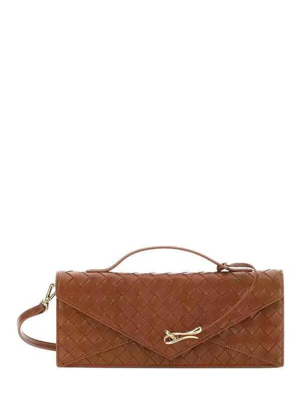 Jw Pei Woven-design Envelope Shoulder Bag - Brown