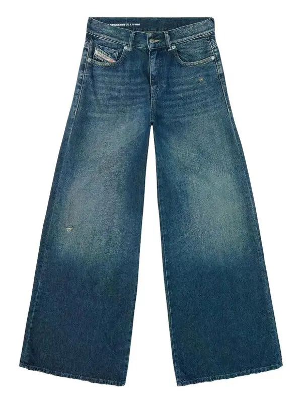 DIESEL® 1978 D-akemi Cotton Trousers - Blue