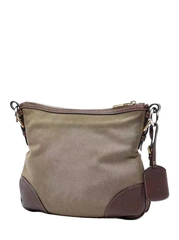 Prada 2000-2026 Canvas Canapa Logo Crossbody Bag - Neutrals