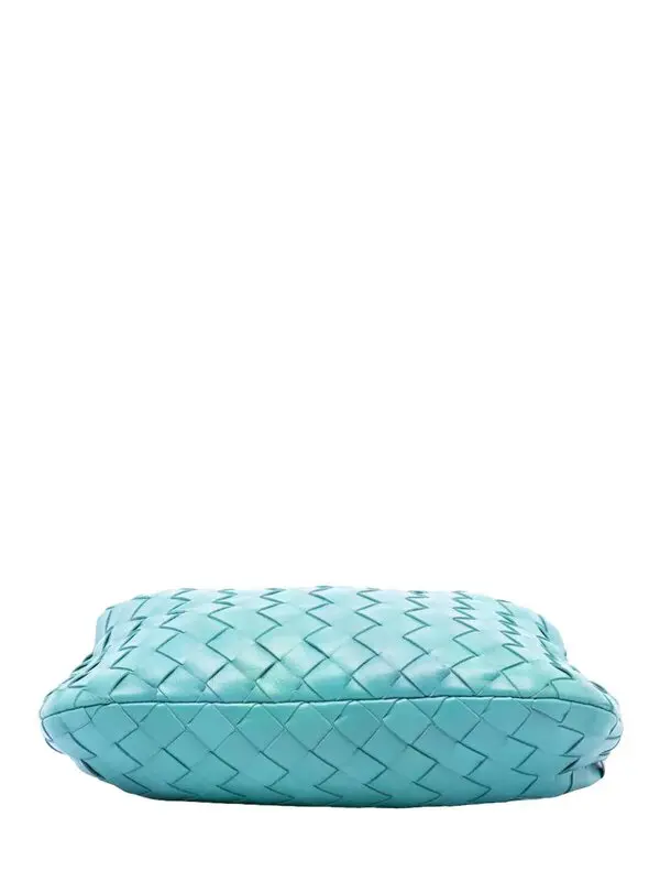 Bottega Veneta 2012-2026 Mini Nappa Intrecciato Jodie Hobo Bag - Blue